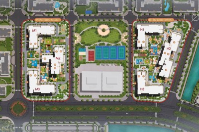 Masteri Waterfront Ocean Park Gia Lam design layout